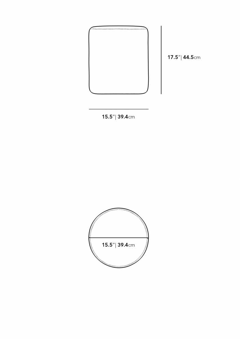 Nova Outdoor Pouf | Rove Concepts