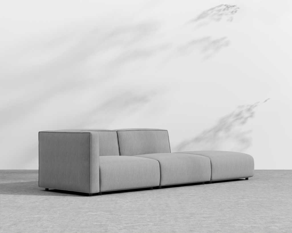 Arya Outdoor Modular Sofa with Open End | Rove Concepts