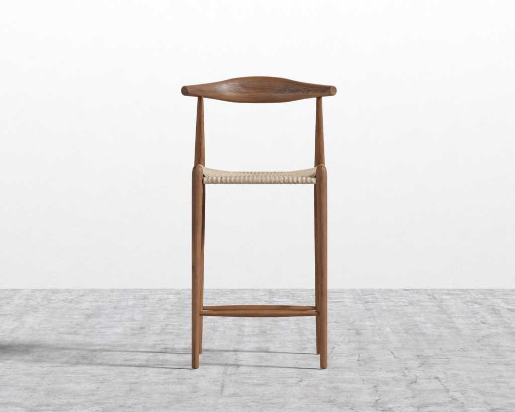 Elbow Counter Stool - Woven | Rove Concepts