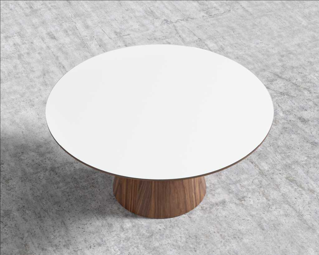 Winston Dining Table Round 63" | Mid Century Modern
