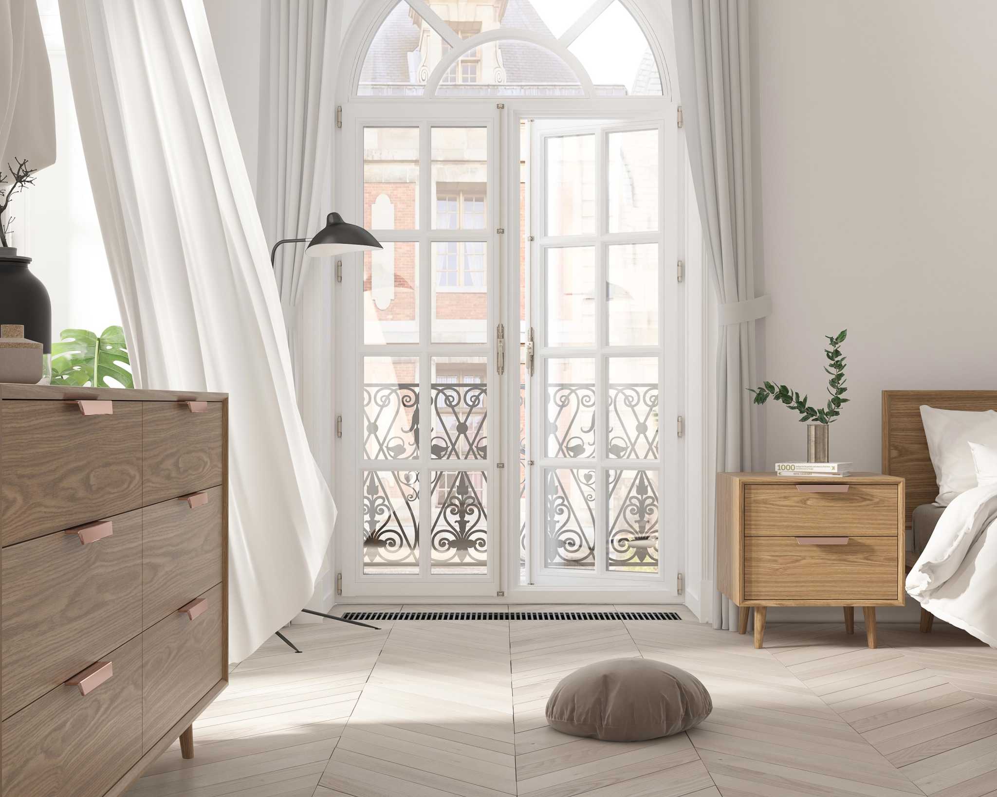 Asher Single Drawer Nightstand | Mid-Century Modern Night Stand | Rove ...