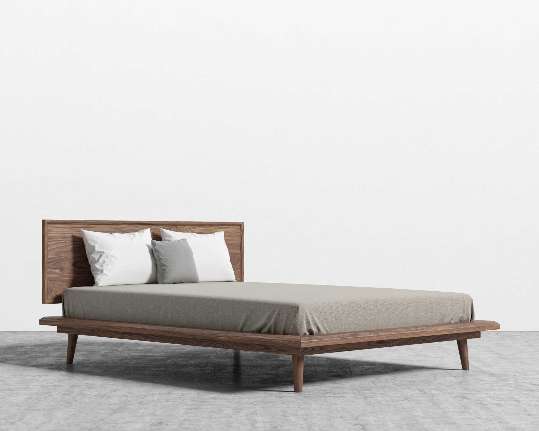 Asher Bed | Mid-Century Modern Bed | Rove Concepts