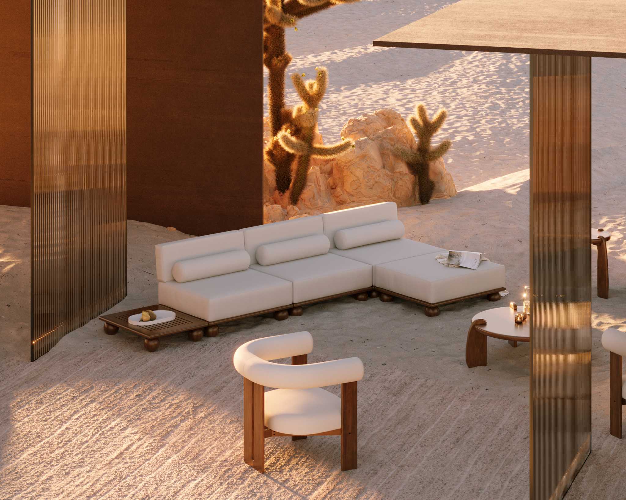 Bali Outdoor Armless | Rove Concepts