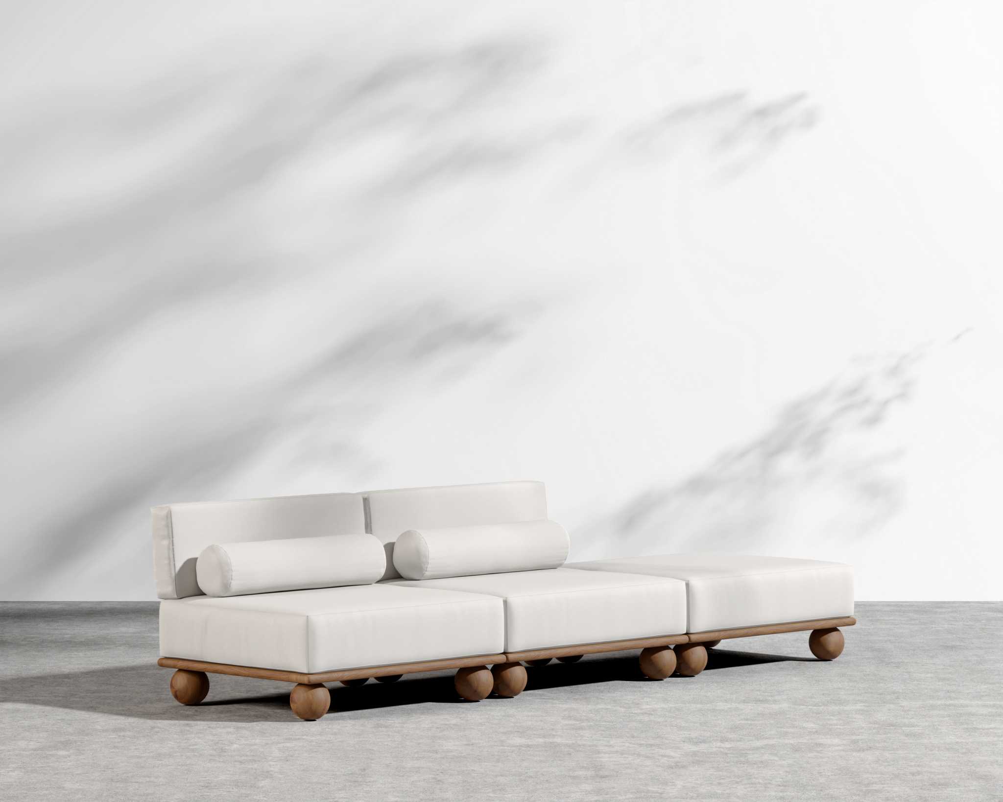 Bali Outdoor Open End Sofa | Rove Concepts