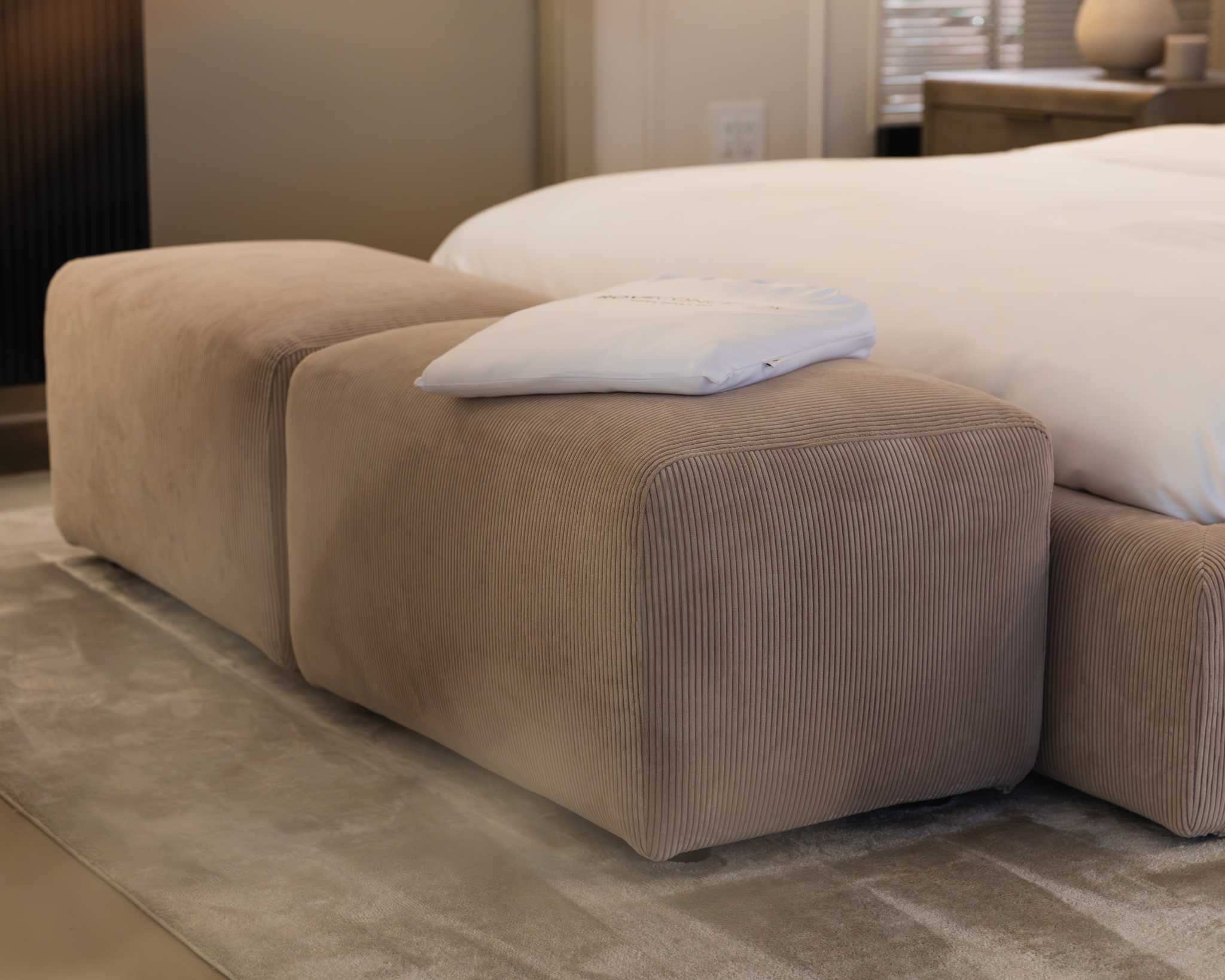 Kaye Bench | Modern Upholstered Bench | Bedroom Furniture Rove Concepts