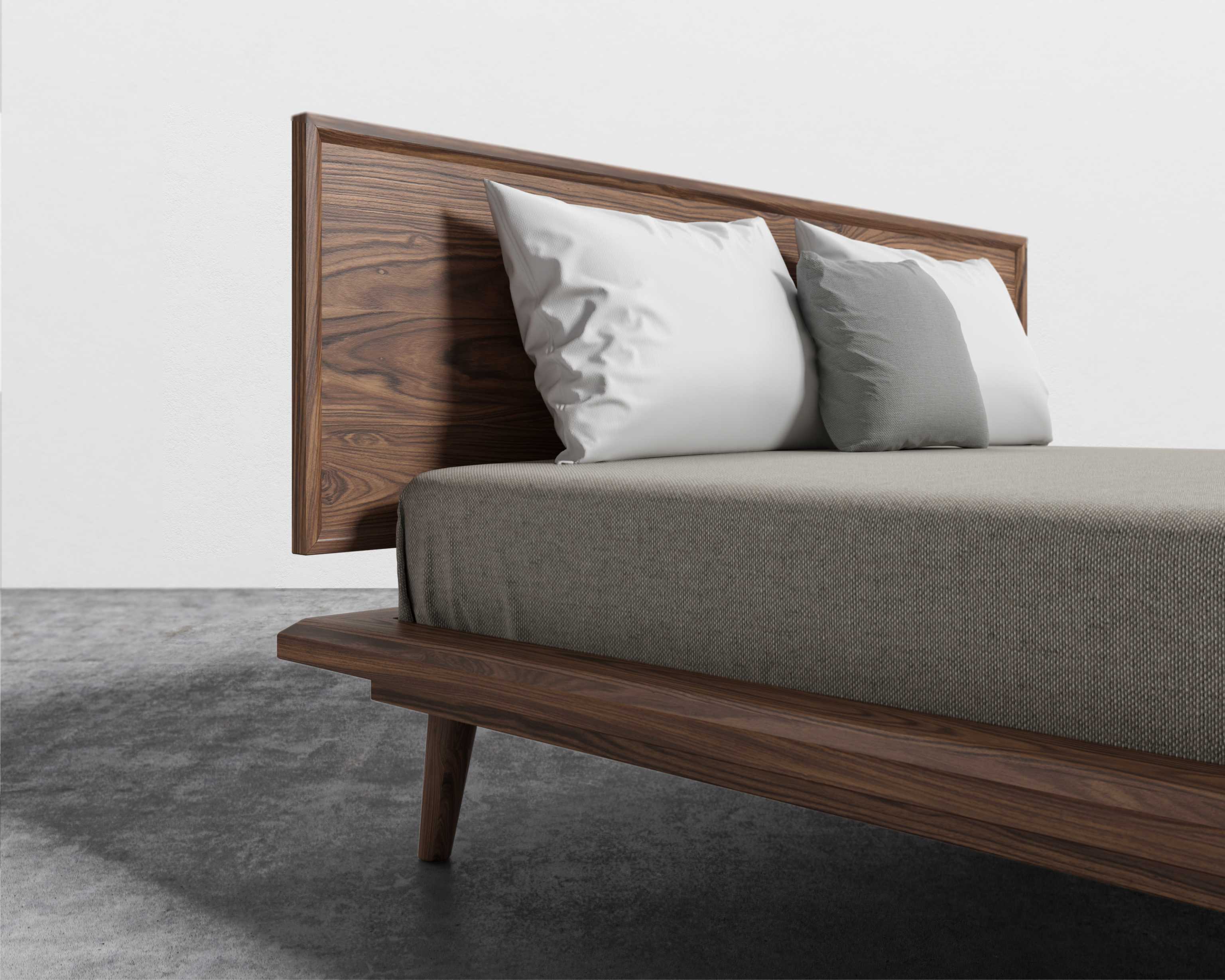 Asher Bed | Mid-Century Modern Bed | Rove Concepts