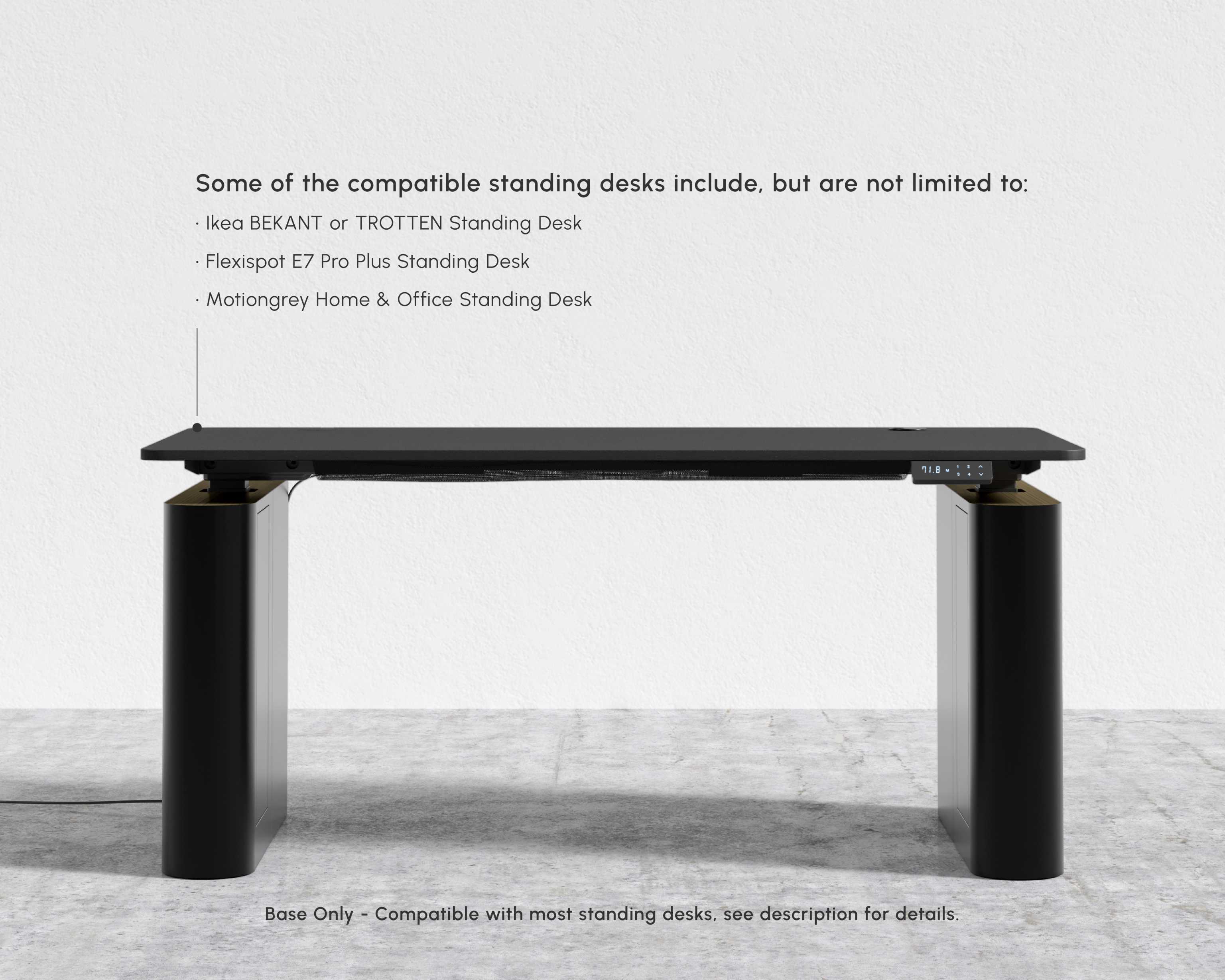 Eryk Standing Desk - Base | Rove Concepts