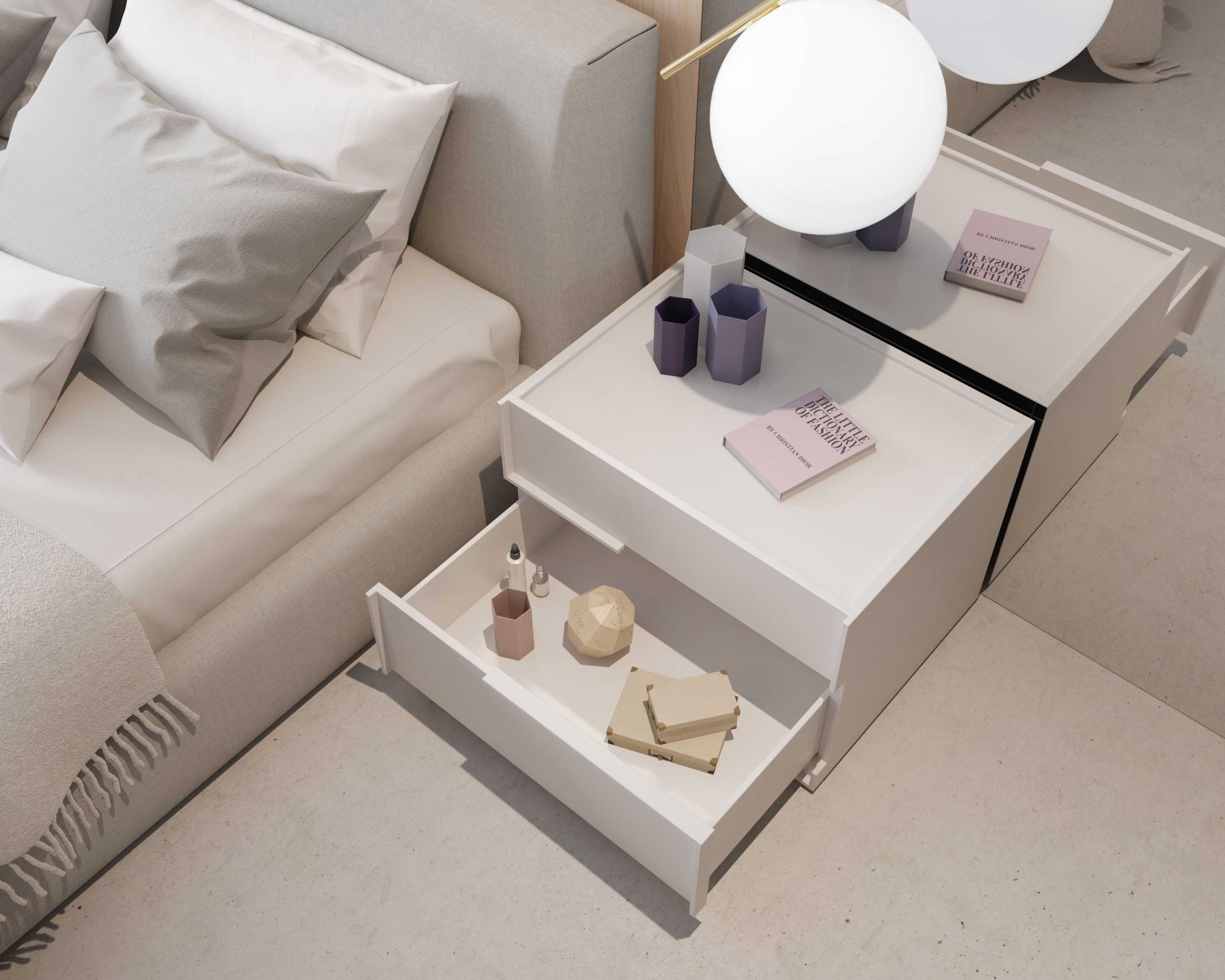 Hunter Nightstand | Modern Night Stand | Rove Concepts