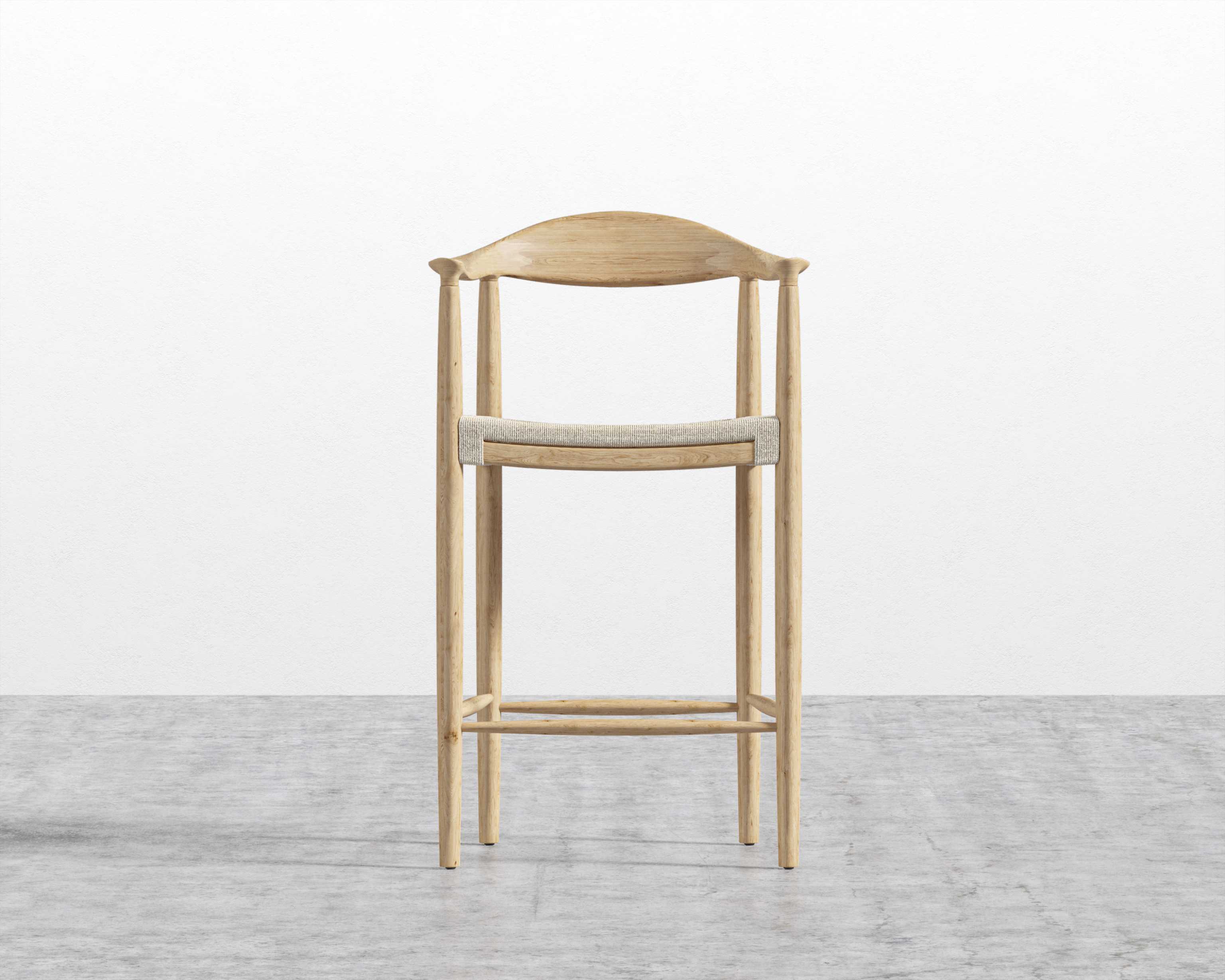 Round Counter Stool - Woven | Rove Concepts