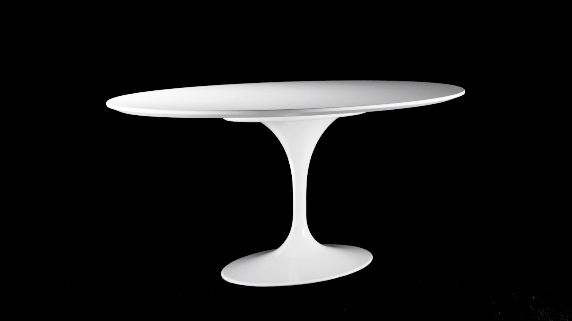 Tulip Table Oval - Lacquer | Reproduction | Rove Concepts