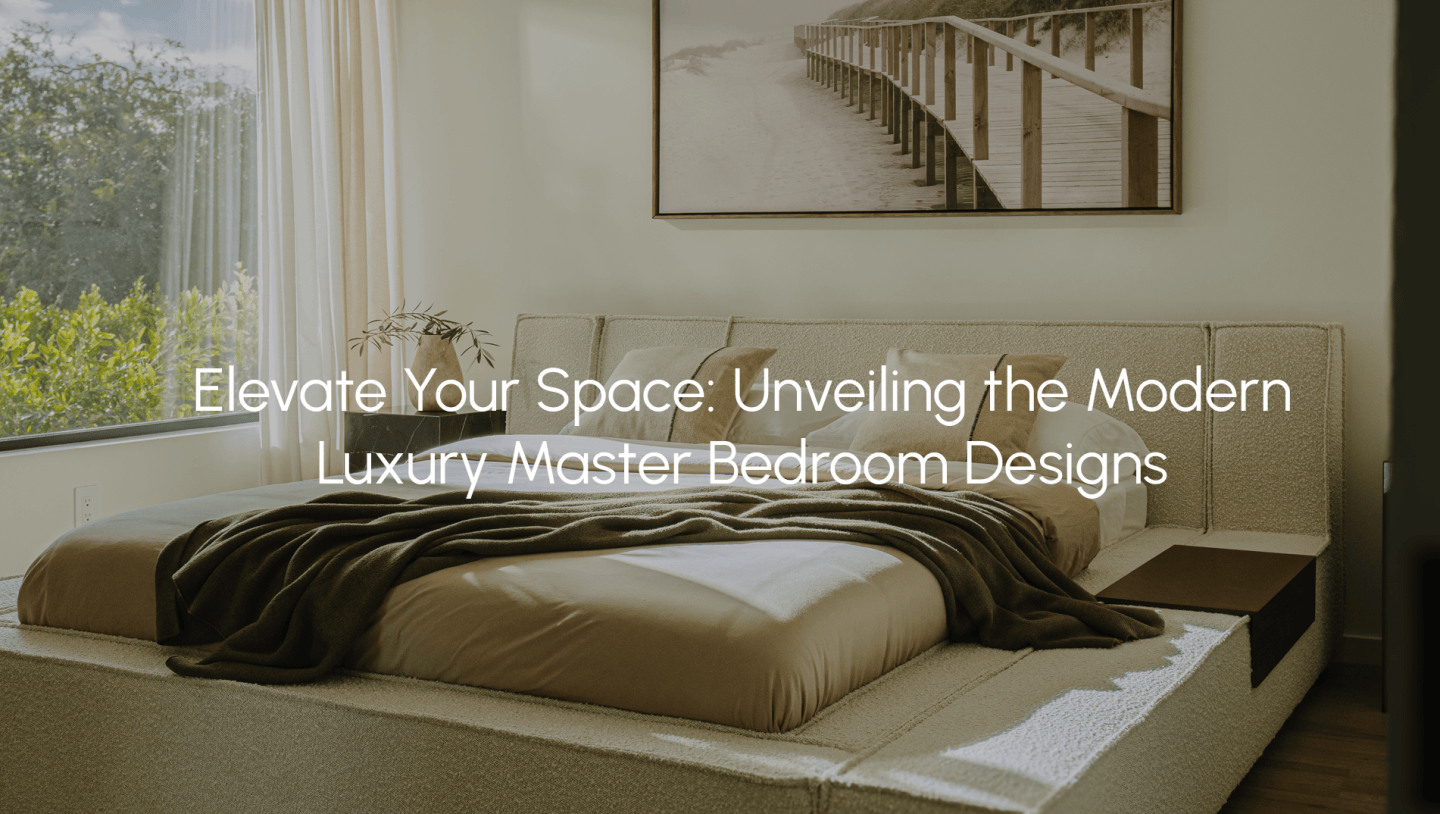How to Make a Small Master Bedroom Look Luxurious