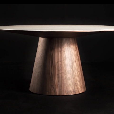 Winston Dining Table Round 48" | Mid Century Modern