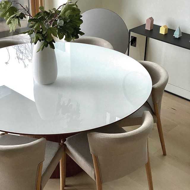 Winston Dining Table Round 63" | Mid Century Modern