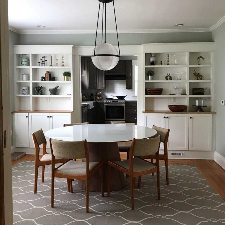 Winston Dining Table Round 63" | Mid Century Modern