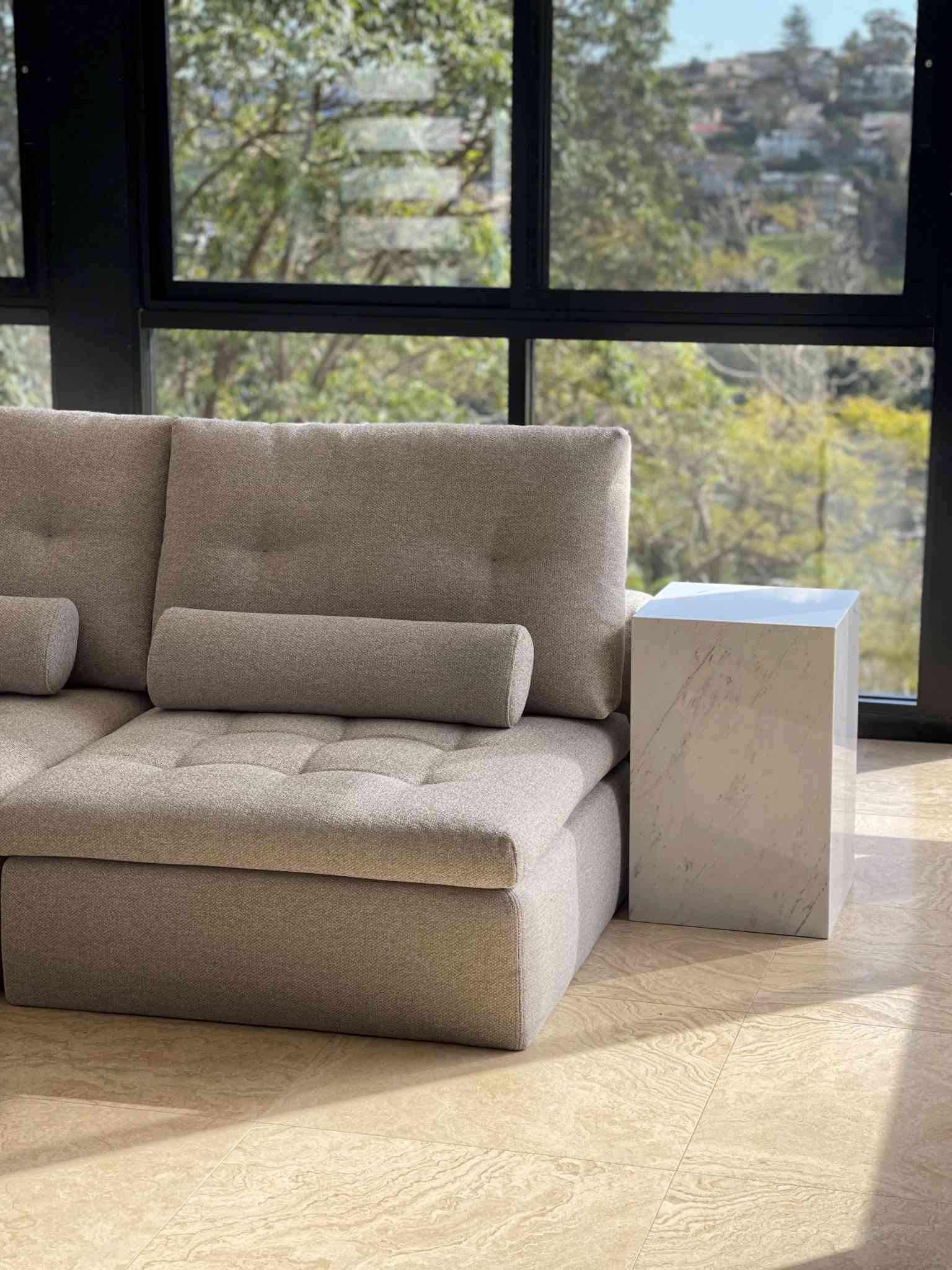 Liza Side Table - Marble | Rove Concepts