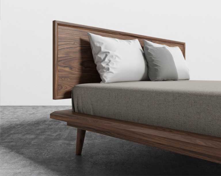 Asher Bed | Mid-Century Modern Bed | Rove Concepts