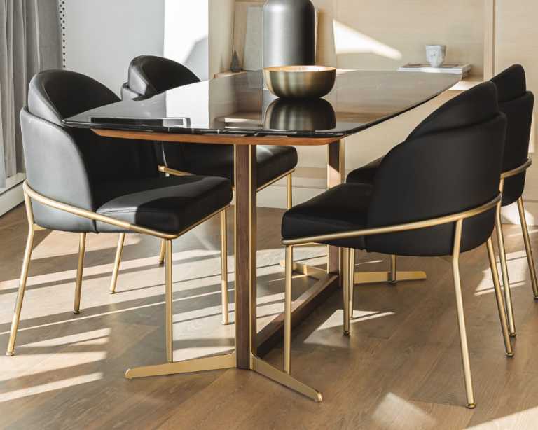 Elaine Dining Table - Marble | Rove Concepts